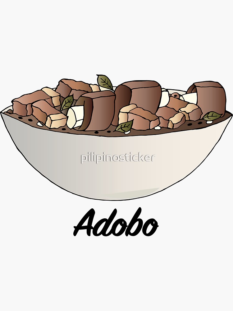 "Adobo" Sticker by pilipinosticker | Redbubble