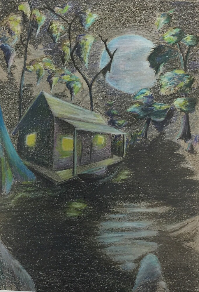 "Night Swamp" by Caribbeandreams | Redbubble