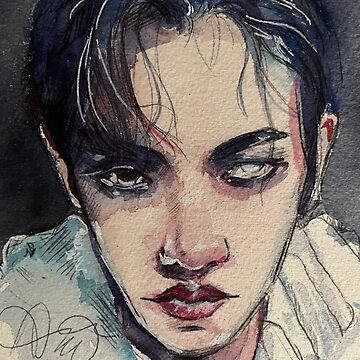 "DPR Ian watercolor " Sticker for Sale by Aew2237 | Redbubble