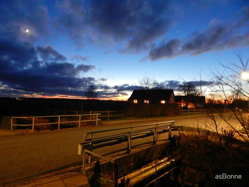 "Normal Night In Mou, Denmark." by asBonne | Redbubble