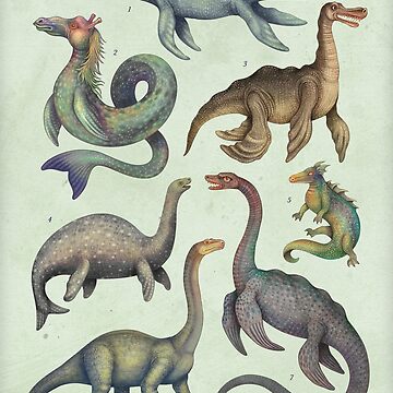 "Aquatic Cryptids, Cryptozoology species, Sea Monsters" Photographic Print for Sale by Vlad ...