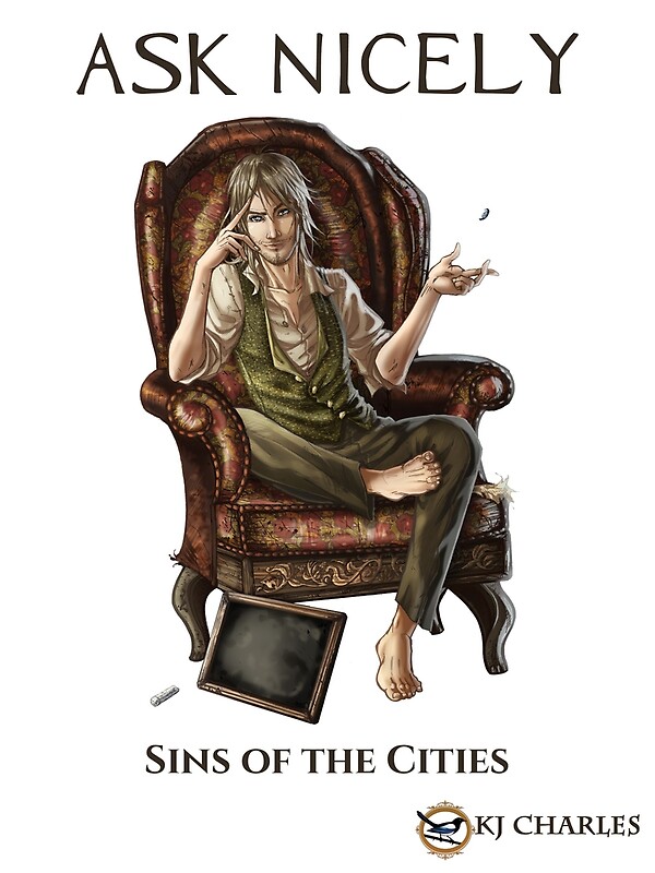 "Ask Nicely Justin art" by KJCharles | Redbubble