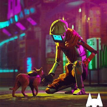 "Stray game Poster" Poster for Sale by Scarlettreid | Redbubble