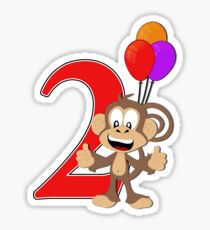 2nd Birthday Stickers | Redbubble