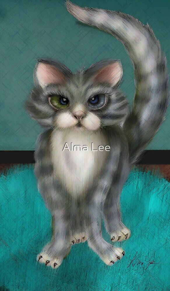"Boo Kitty" by Alma Lee | Redbubble