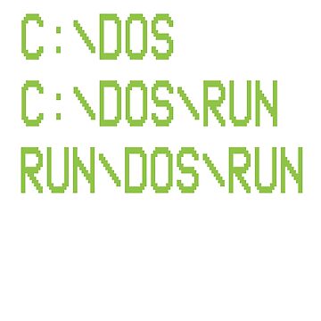 "RUN/DOS/RUN" Essential T-Shirt for Sale by everything-shop | Redbubble