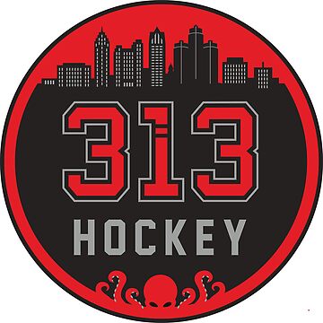 "313 Hockey Logo" Sticker for Sale by 313Hockey | Redbubble