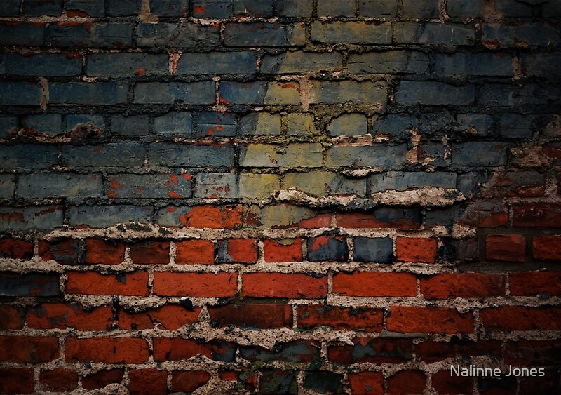 "Detroit Brick and Mortar Graffiti " by Nalinne Jones | Redbubble