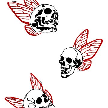 "Mini Fairy Skull Sticker Pack" Sticker for Sale by redlegliv | Redbubble