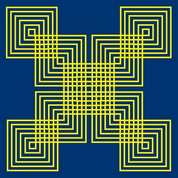 "Interlocking Shapes no.6" Poster for Sale by Neil Feigeles | Redbubble