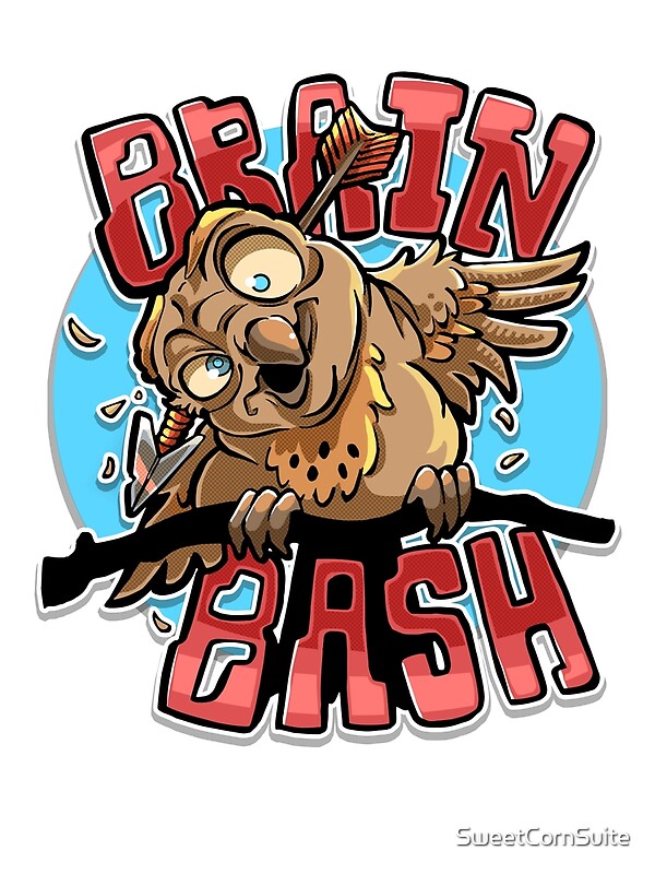 "Brain Bash" by SweetCornSuite | Redbubble