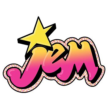 "Jem and the Holograms" Sticker for Sale by brittanykald | Redbubble