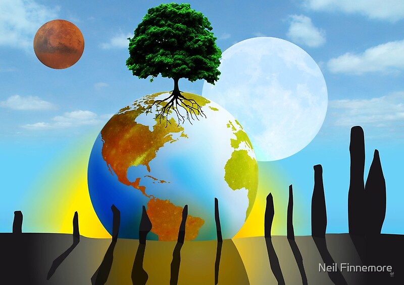 "WORLD TREE" by Neil Finnemore | Redbubble