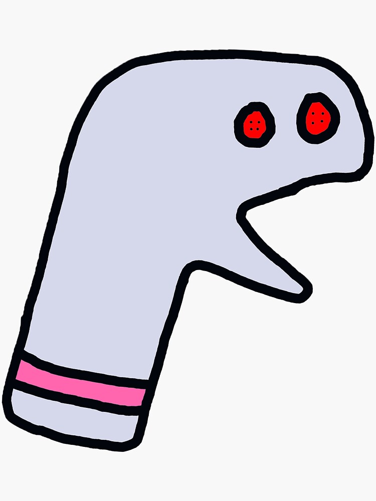"sock puppet" Sticker by kilroyish3r3 | Redbubble