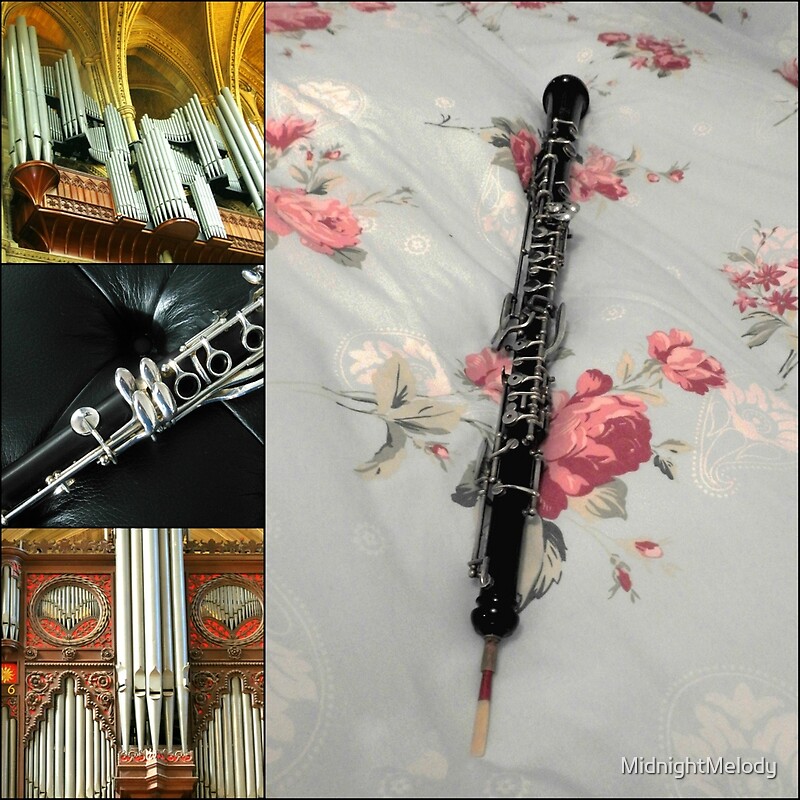 "Wind Instruments Great and Small" by MidnightMelody | Redbubble