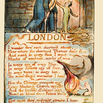 "London - William Blake: " Art Board Print for Sale by TheBlueBox115 ...