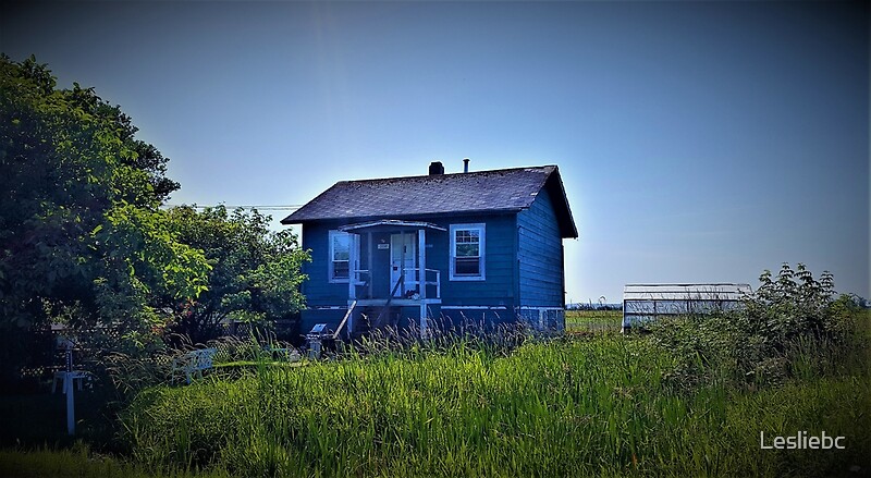 "The Old Blue Shack" by Lesliebc | Redbubble