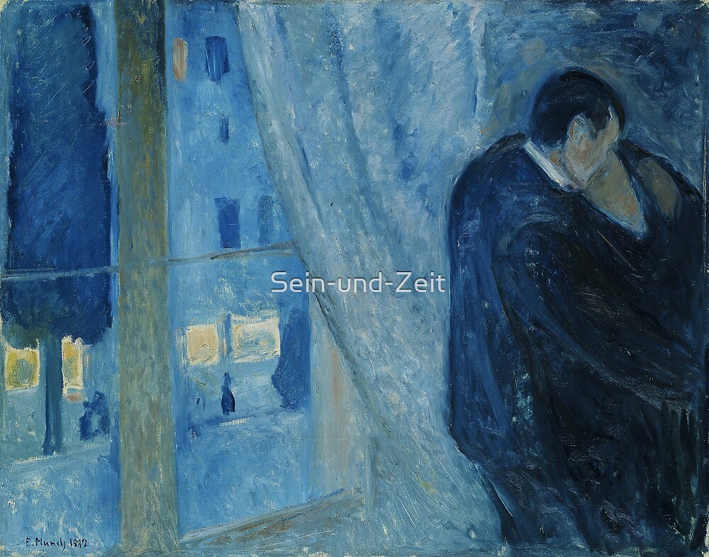 "Edvard Munch - Kiss by the window / Kyss ved vinduet (1892)" by Sein ...