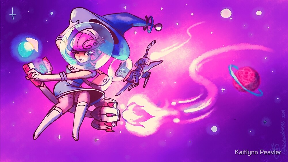 "Space Witch" by Kaitlynn Peavler | Redbubble
