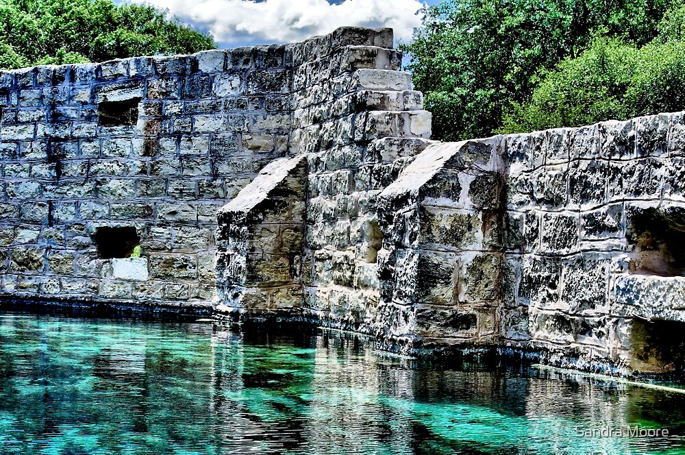 "Hancock Springs Bathhouse" by Sandra Moore | Redbubble