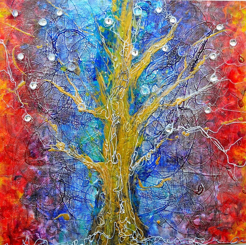 "Albedo Tree of Life 8" by Regina Valluzzi | Redbubble