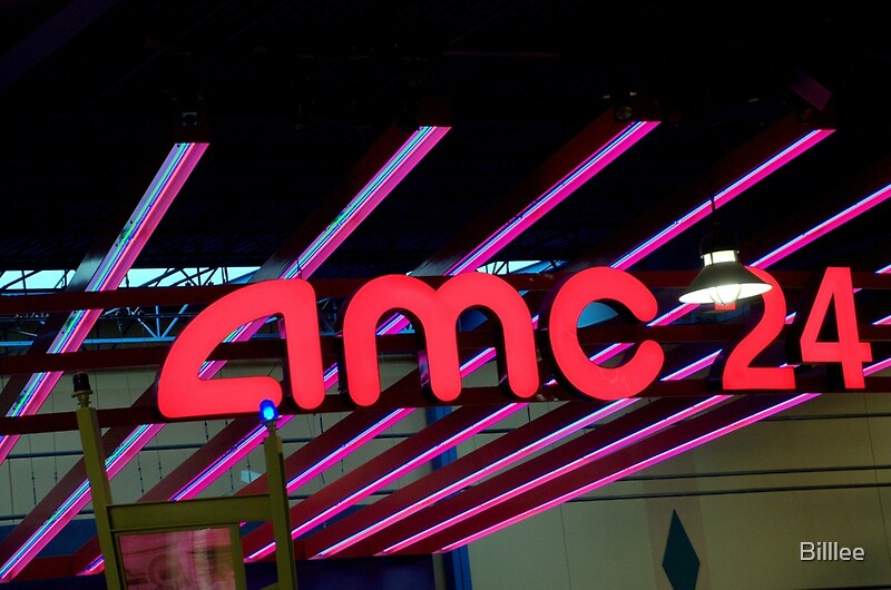 "AMC in Neon." by Billlee | Redbubble