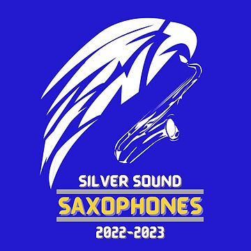 "Silver Sound Saxes Transparent Sticker" Sticker for Sale by East Lake ...