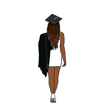 "Graduation girl" Sticker for Sale by Mermaidssparkle | Redbubble