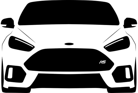 "Ford Focus RS" Poster by LPDA69 | Redbubble