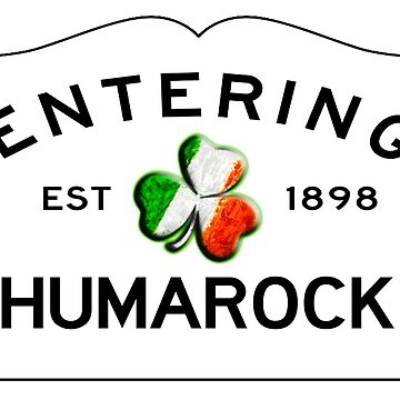 "Entering Humarock Road Sign w/Shamrock- Scituate, Massachusetts ...