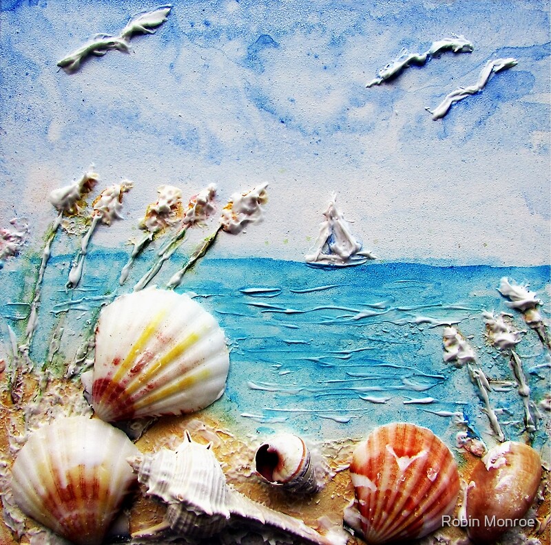 "Sculptured Shell Art" by Robin Monroe | Redbubble