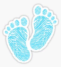 Baby Footprints: Stickers | Redbubble