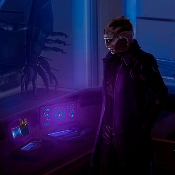 "Thane Krios" Poster for Sale by LaraEsori | Redbubble