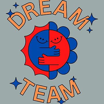 "Dream Team" Sticker for Sale by Artistic Vista | Redbubble