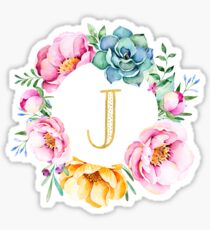 Letter J Stickers | Redbubble