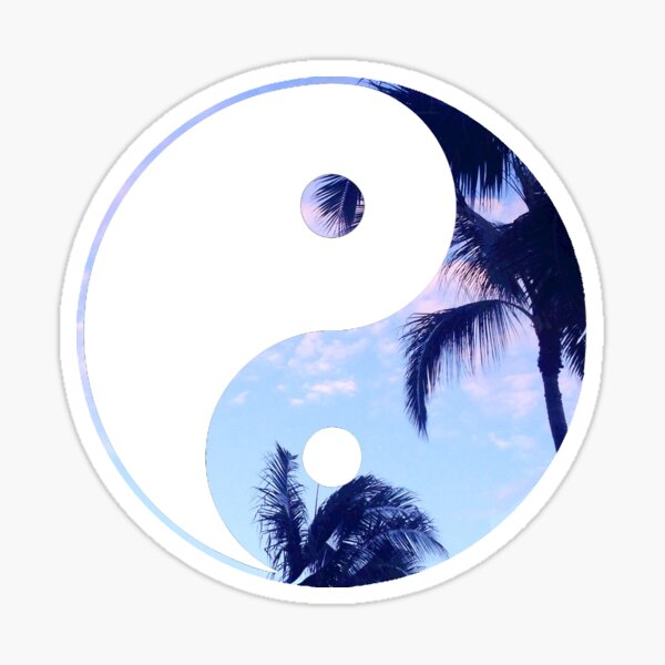Ying Yang Stickers | Redbubble