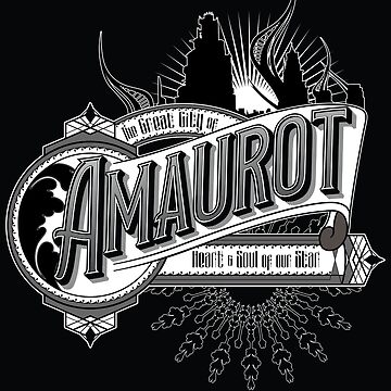 "City of Amaurot" Sticker for Sale by ErisErith | Redbubble