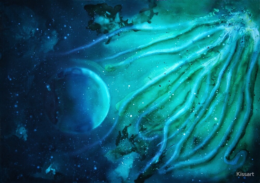 "Space squid" by Kissart | Redbubble