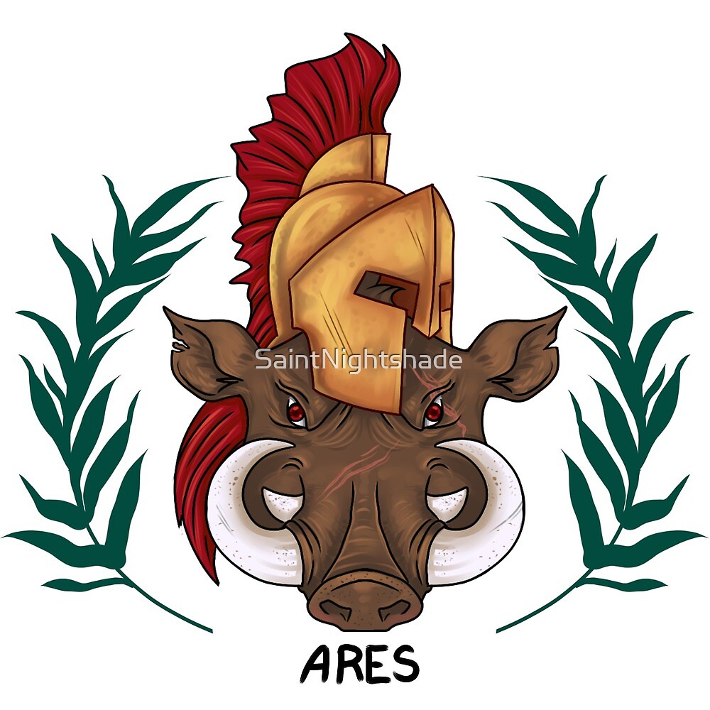 "Ares Inspired Cabin Symbol" by SaintNightshade | Redbubble
