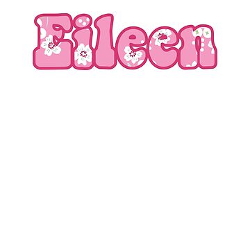 "Eileen Pink Floral" Sticker for Sale by pucksters | Redbubble