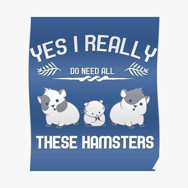 Hamster Posters | Redbubble