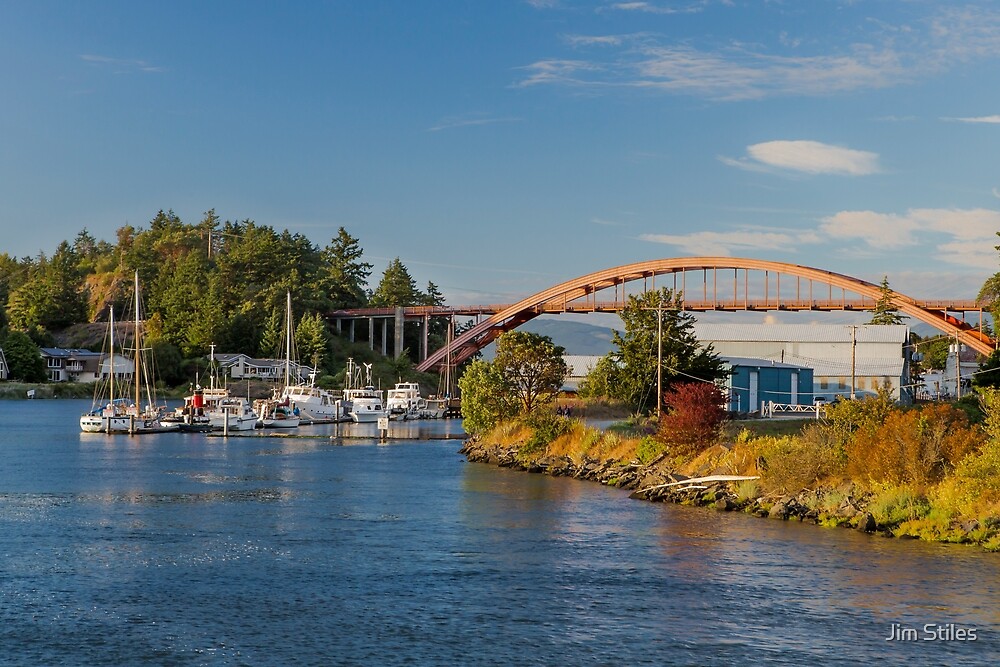 "Rainbow Bridge - Shelter Bay - La Conner, Washington" by Jim Stiles ...