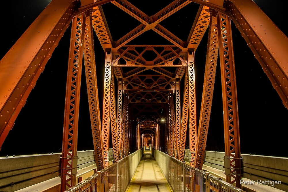 "Paringa Bridge" by Peter Rattigan | Redbubble