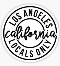 Locals Only: Stickers | Redbubble