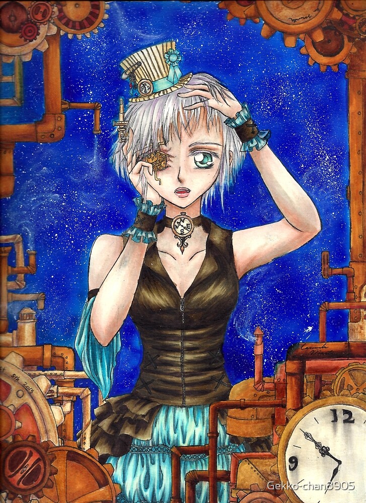 "Clockwork Anime Girl" by Gekko-chan8905 | Redbubble