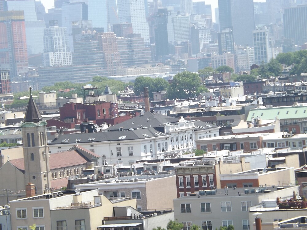 "Aerial View, Hoboken, New Jersey, Manhattan Skyline" by lenspiro ...