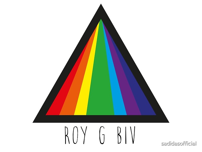"ROY G BIV Rainbow Triangle" by sadidasofficial | Redbubble
