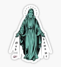 Virgin Mary: Stickers | Redbubble