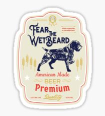 Fear the Beard Stickers | Redbubble