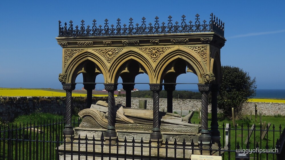"Grace Darling Memorial, Bamburgh" by wiggyofipswich | Redbubble